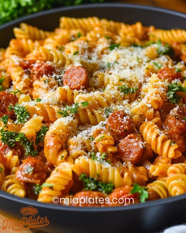 One Pot Smoked Sausage Pasta