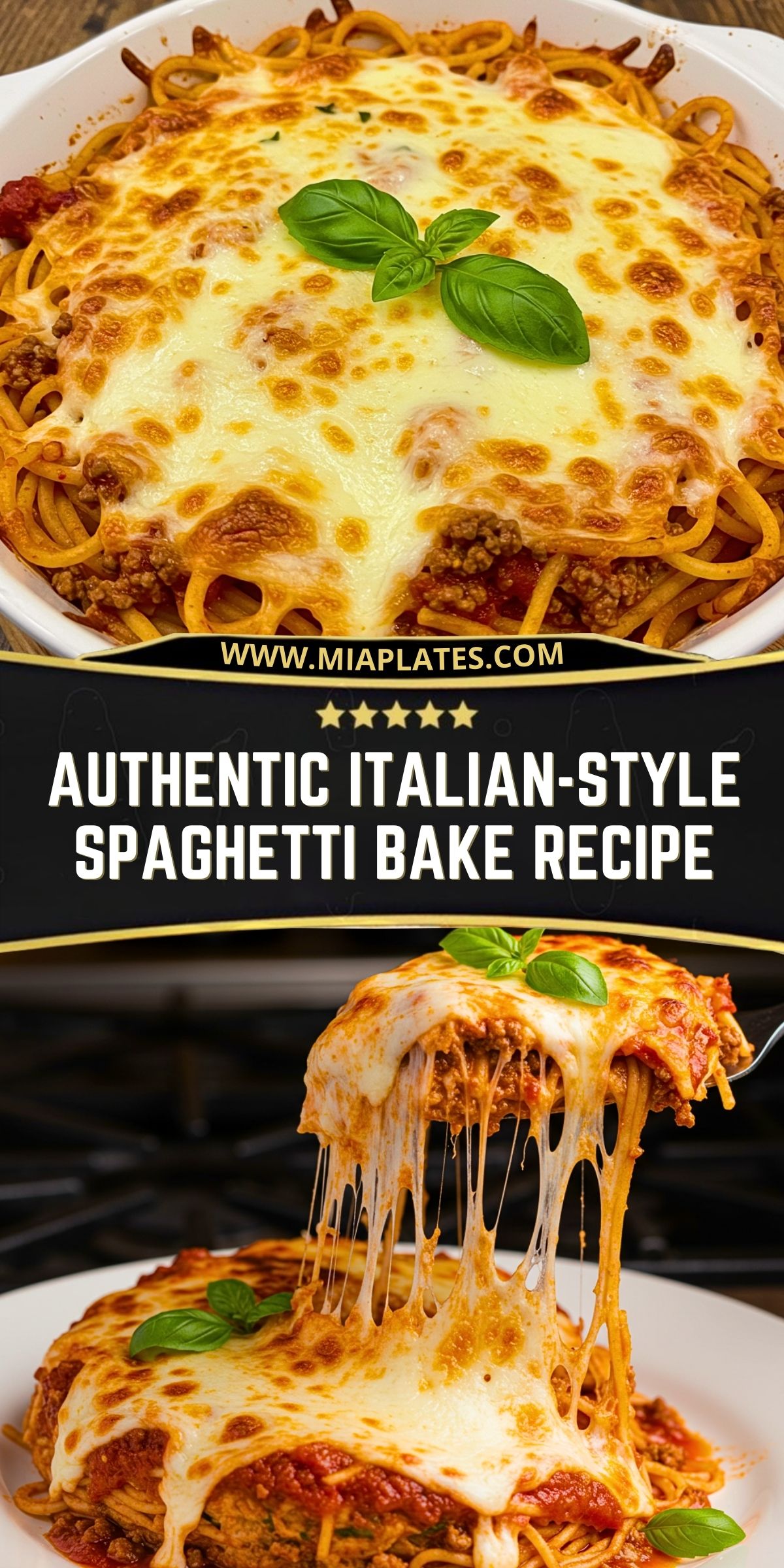 Authentic Italian-Style Spaghetti Bake Recipe