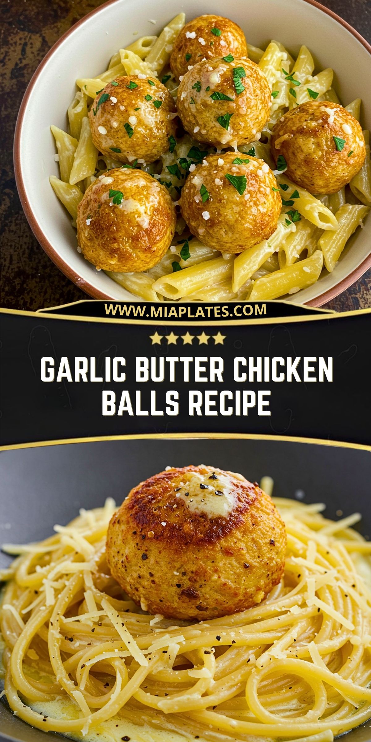 Garlic Butter Chicken Balls