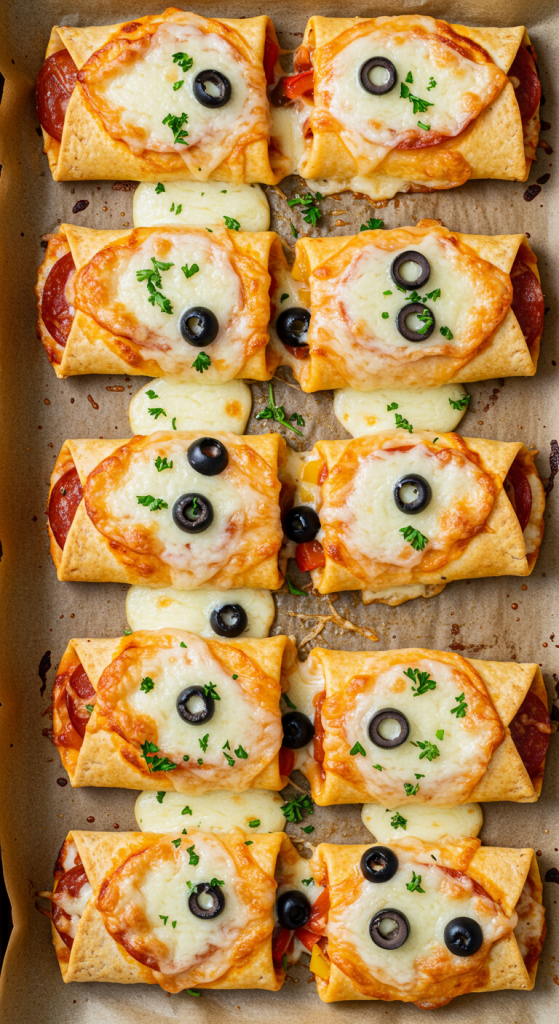 Baked Pizza Wraps