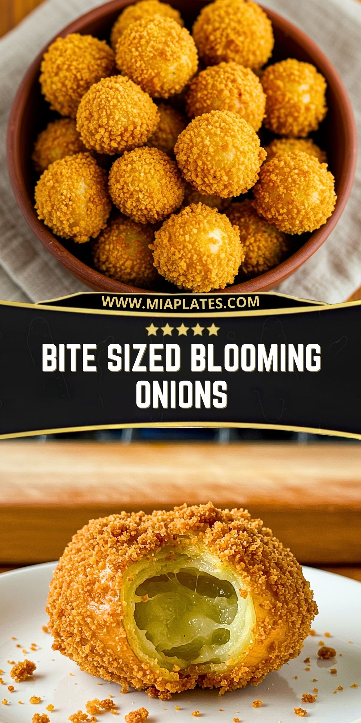 Bite Sized Blooming Onions