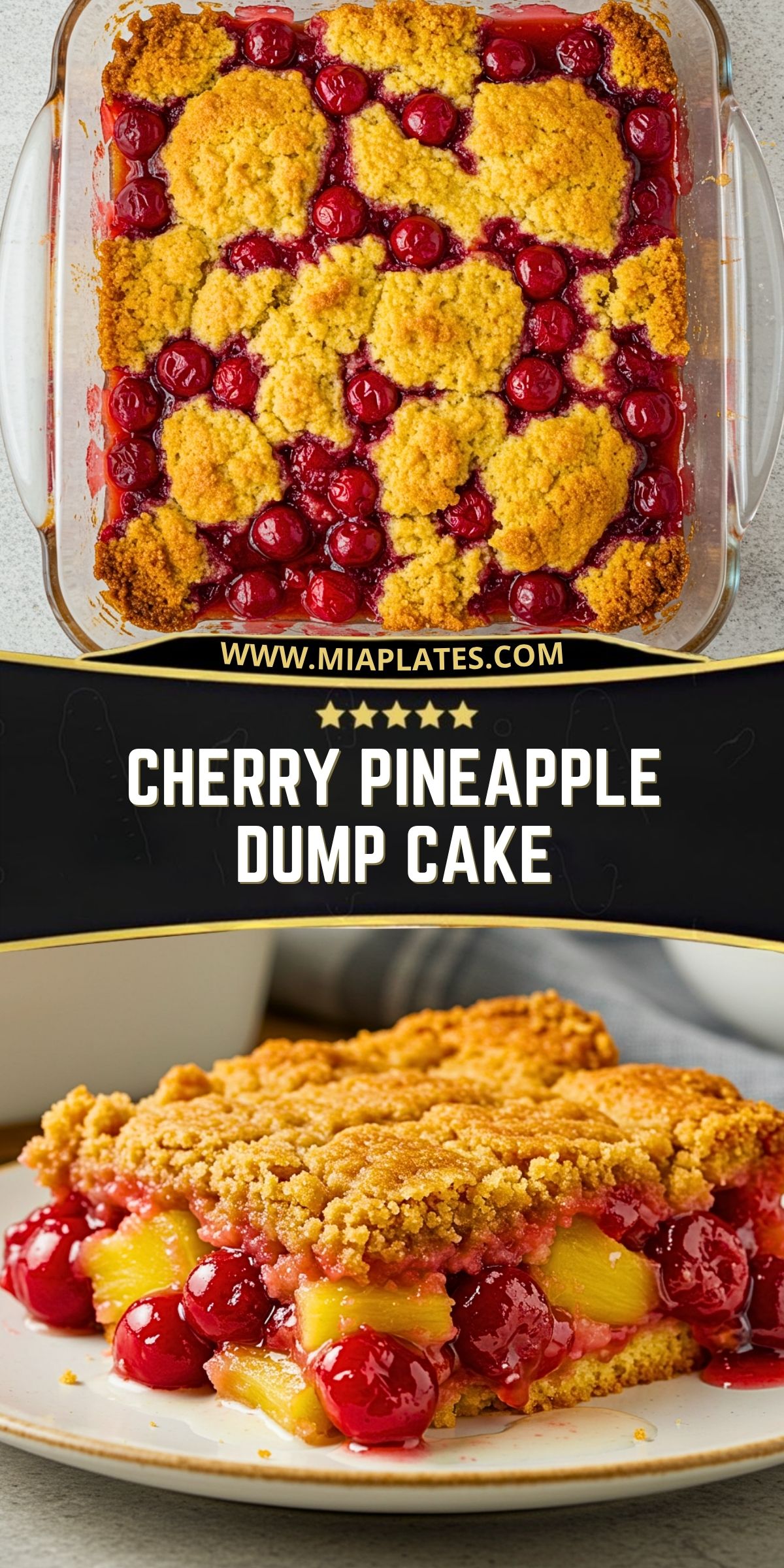 Cherry Pineapple Dump Cake