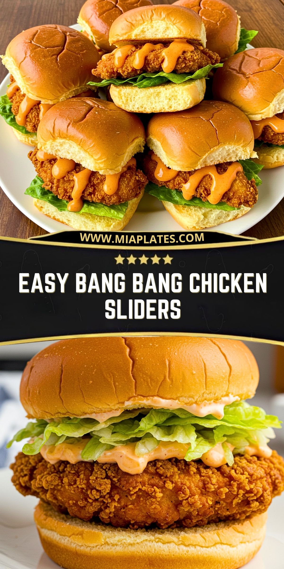 Easy Bang Bang Chicken Sliders