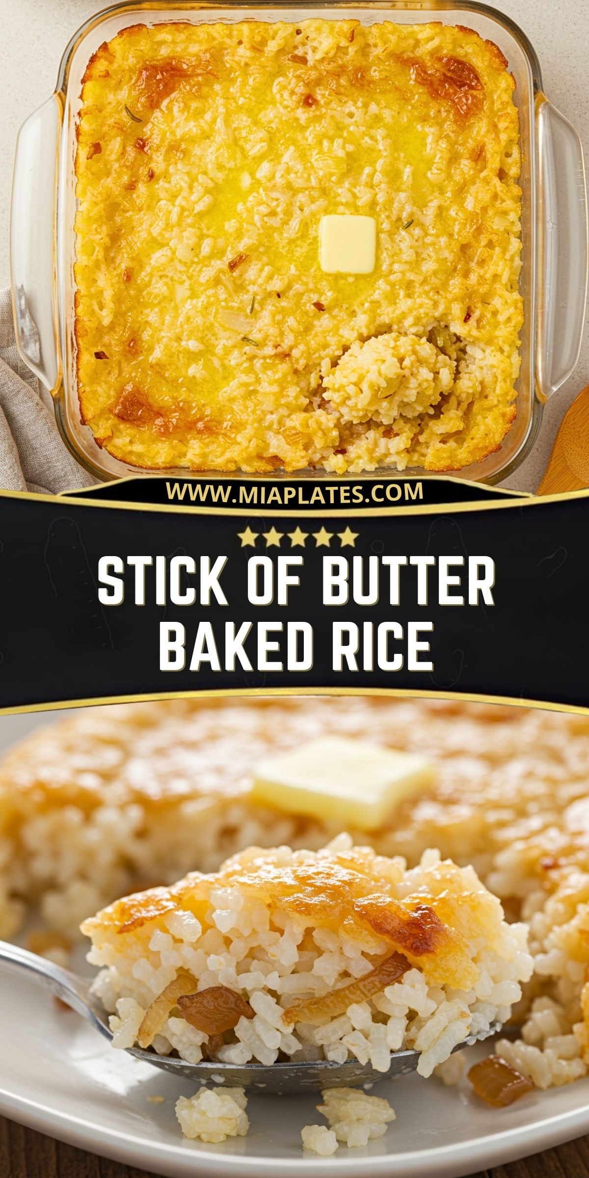 Stick of Butter Baked Rice