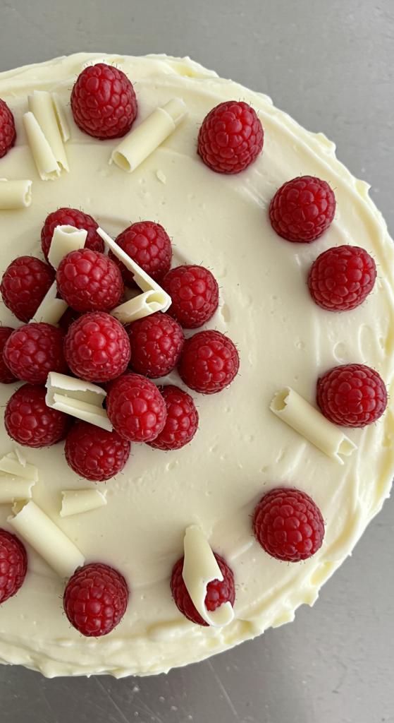 White Chocolate Raspberry Dream Cake
