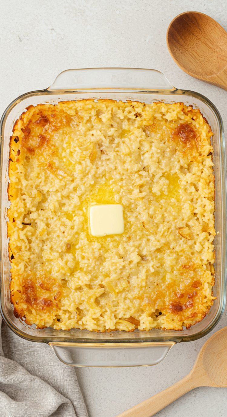 Stick of Butter Baked Rice