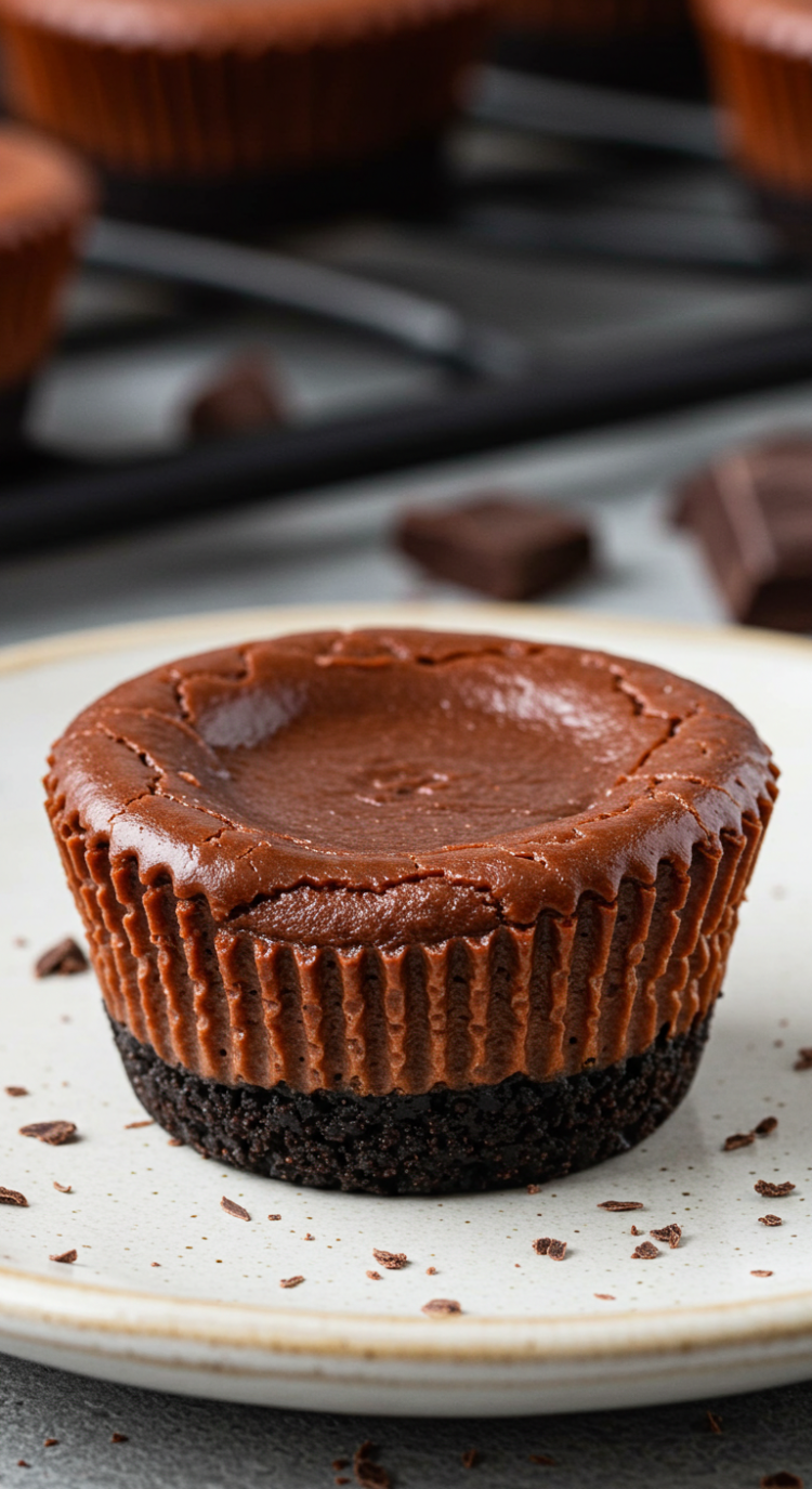 Mini Chocolate Cheesecake Bites