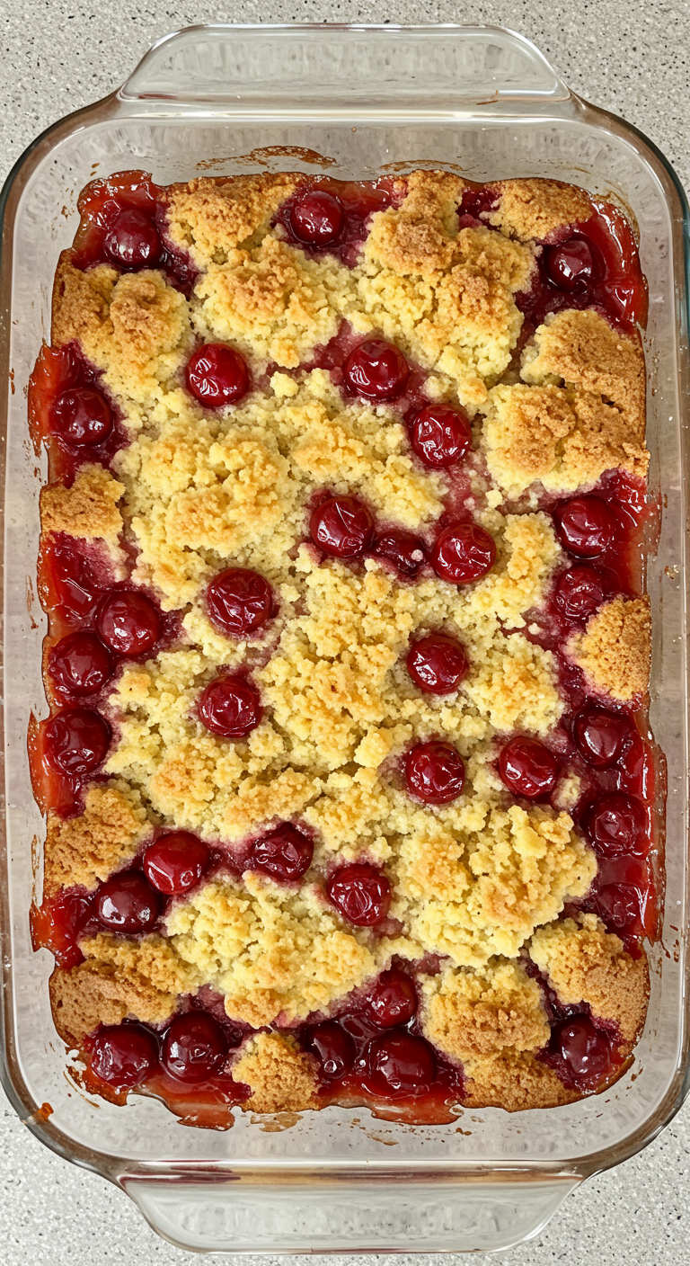 Cherry Pineapple Dump Cake