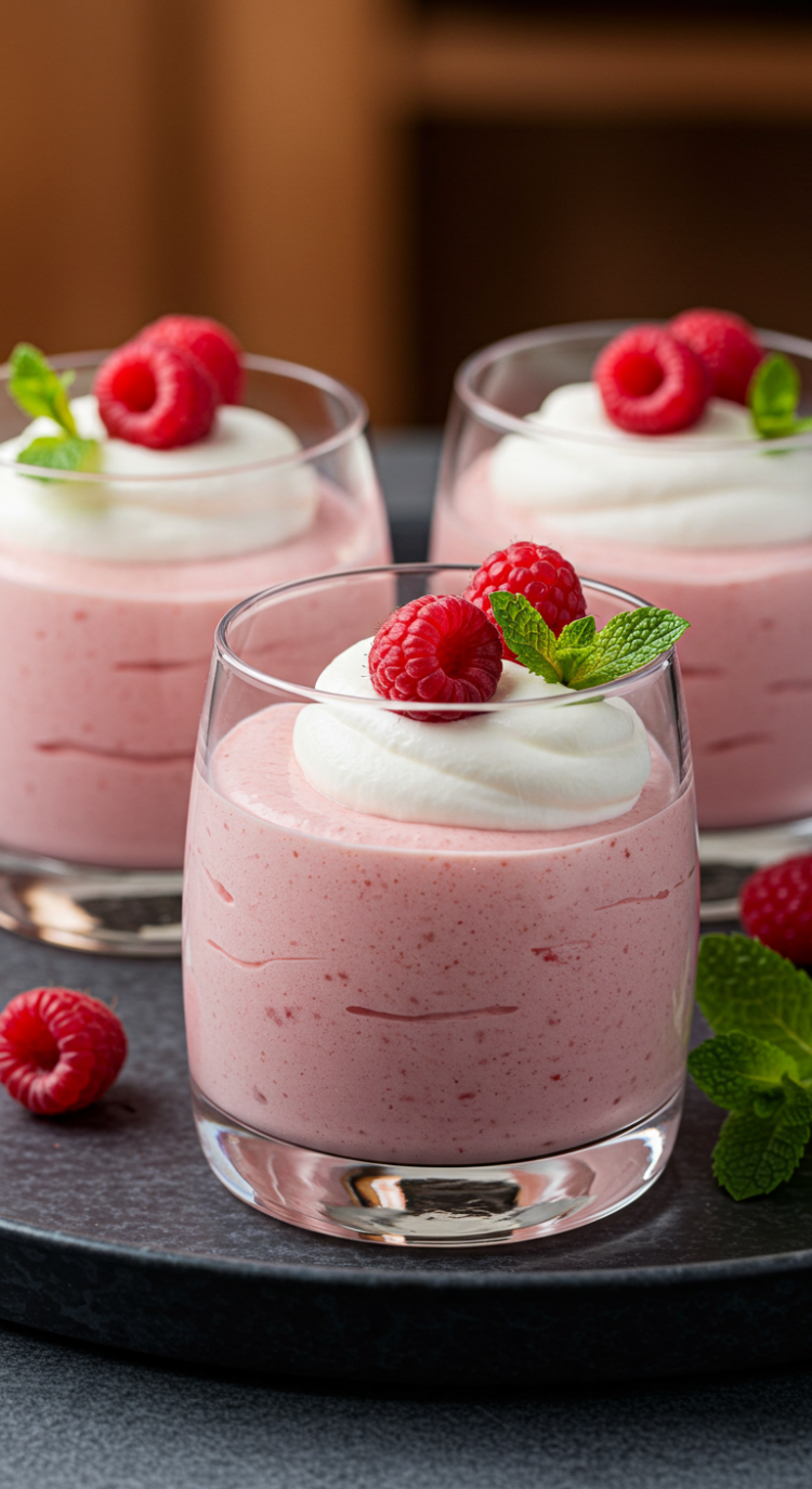 Fresh Raspberry Cloud Mousse