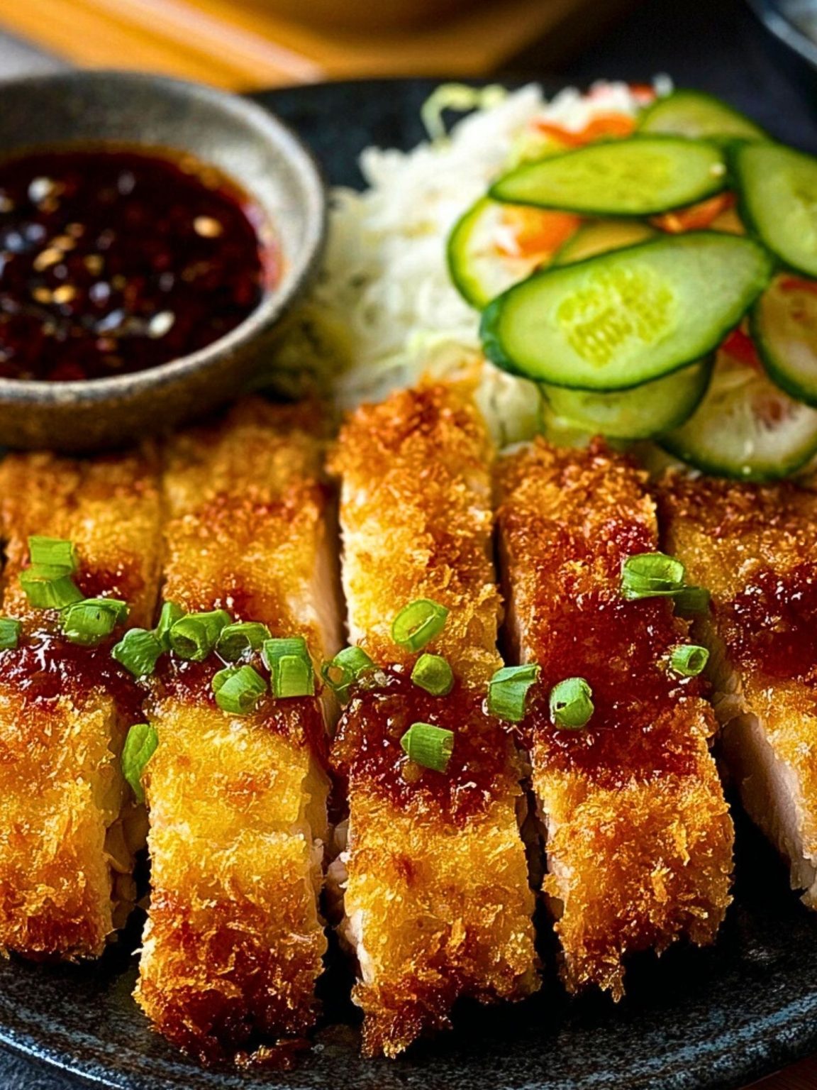 Fried Chicken Katsu with Panko - Golden & Crunchy Goodness
