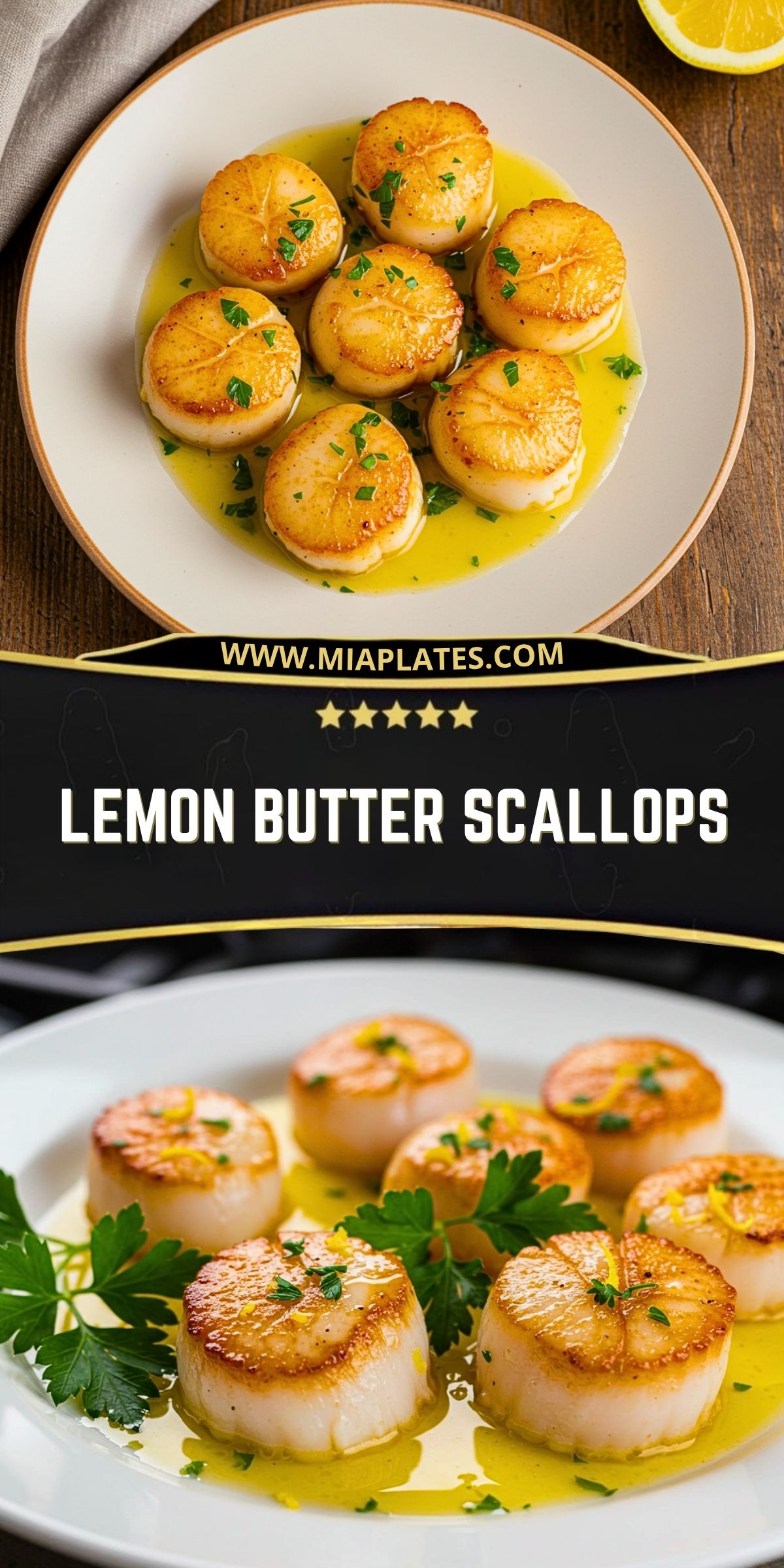 Lemon Butter Scallops