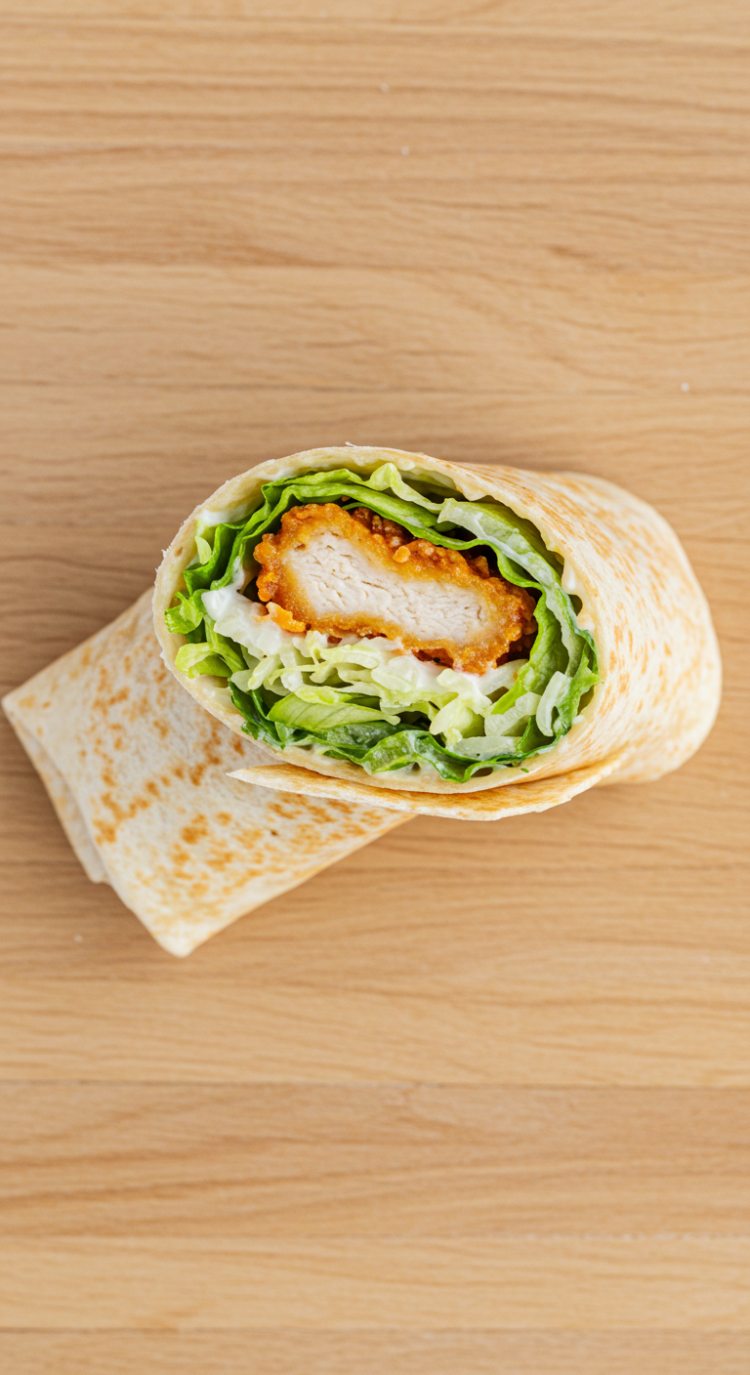 Crispy Chicken Ranch Snack Wrap