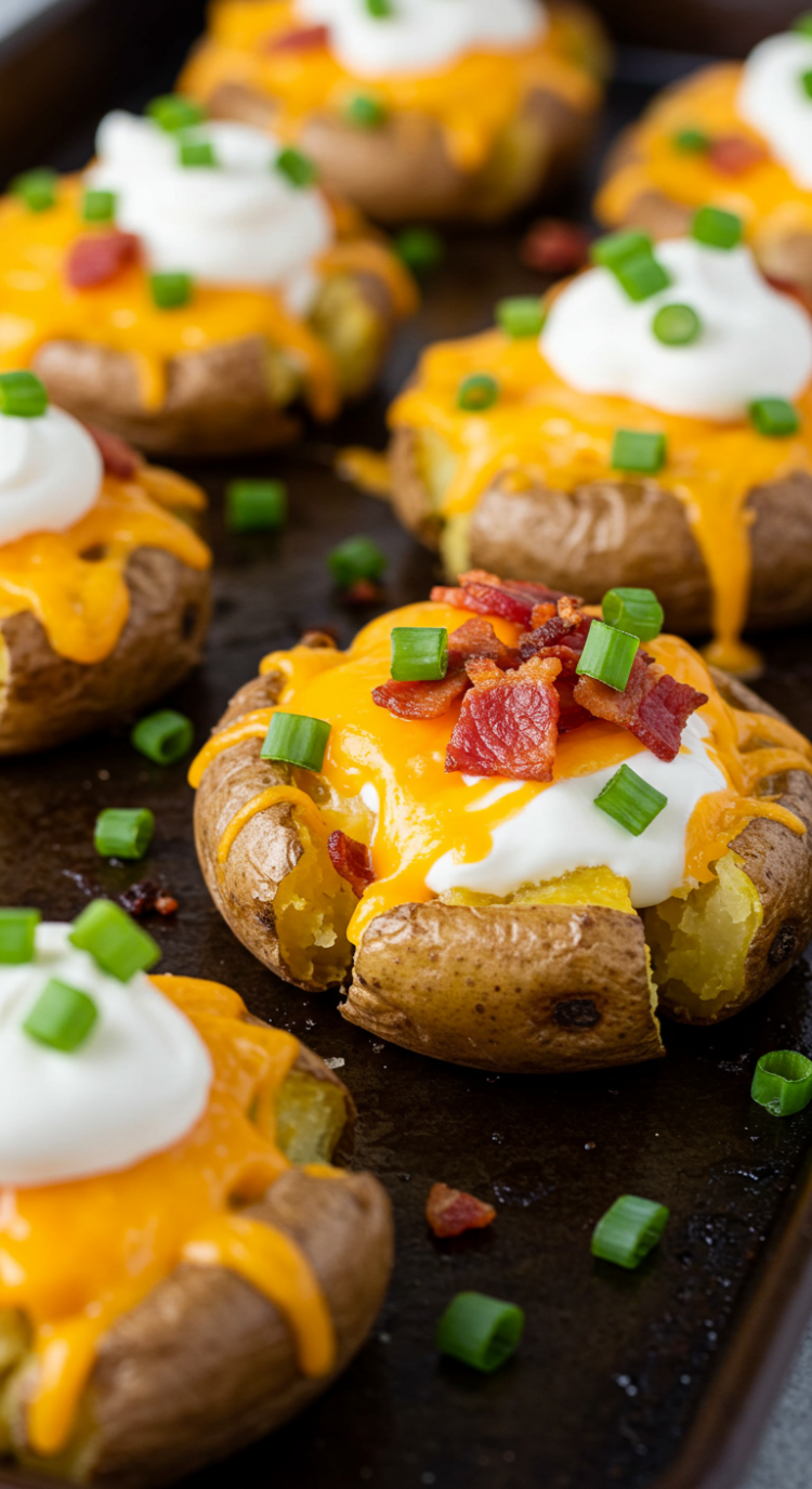 Loaded Smashed Potatoes
