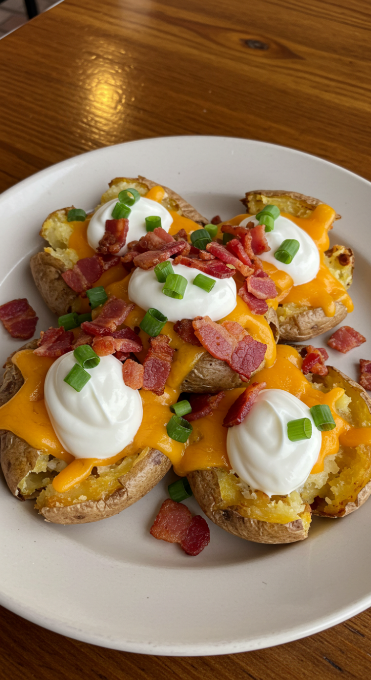 Loaded Smashed Potatoes