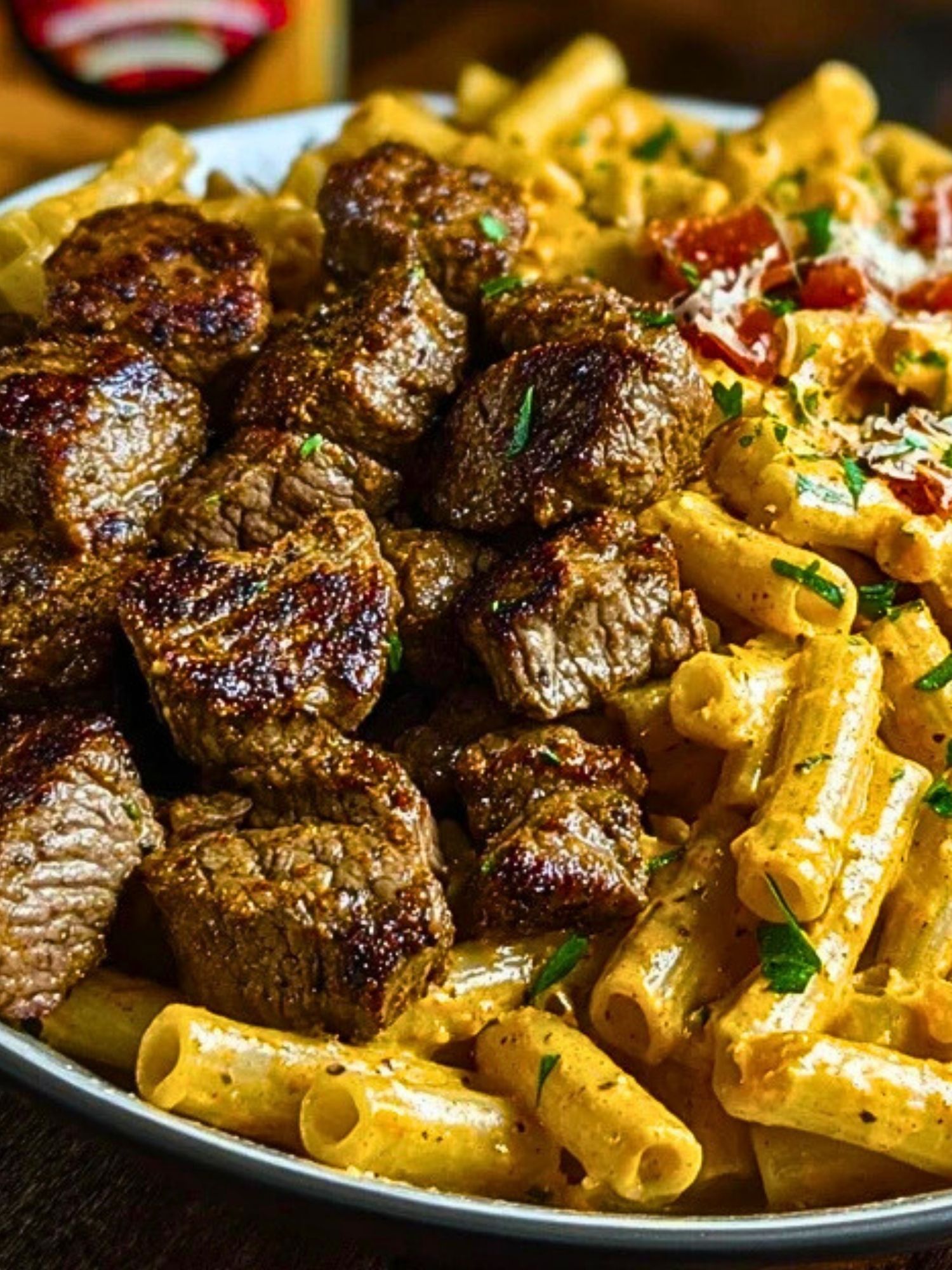 Ultimate Cajun Steak Tips Pasta Recipe