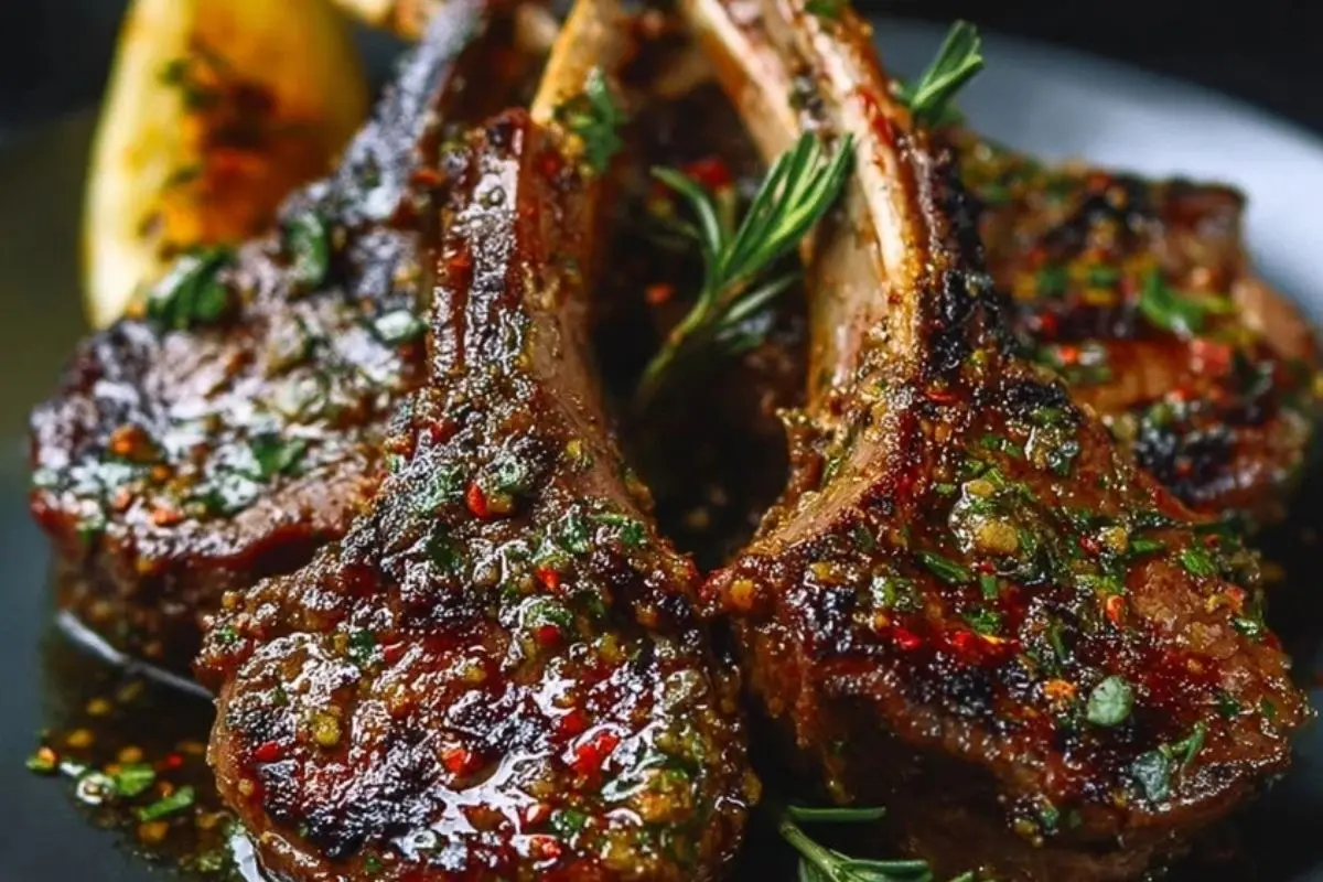 Juicy Garlic Butter Lamb Chops