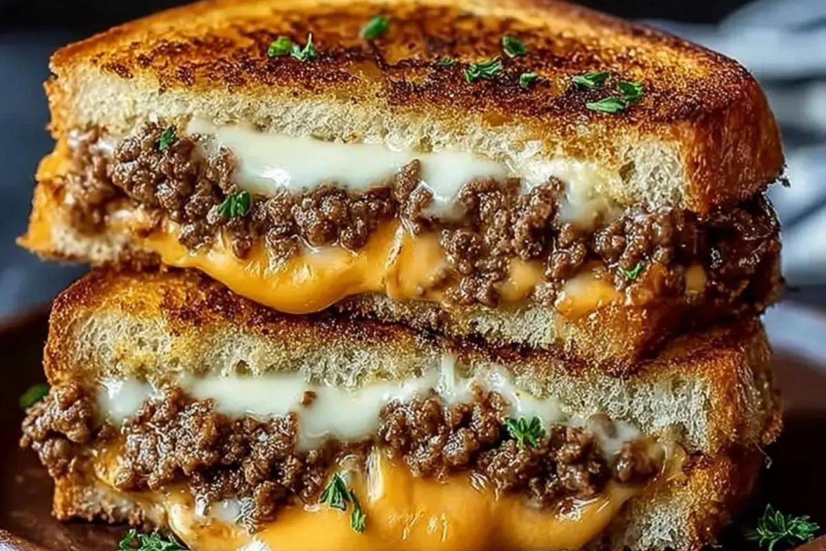 Ultimate Cheesy Ground Beef Melt